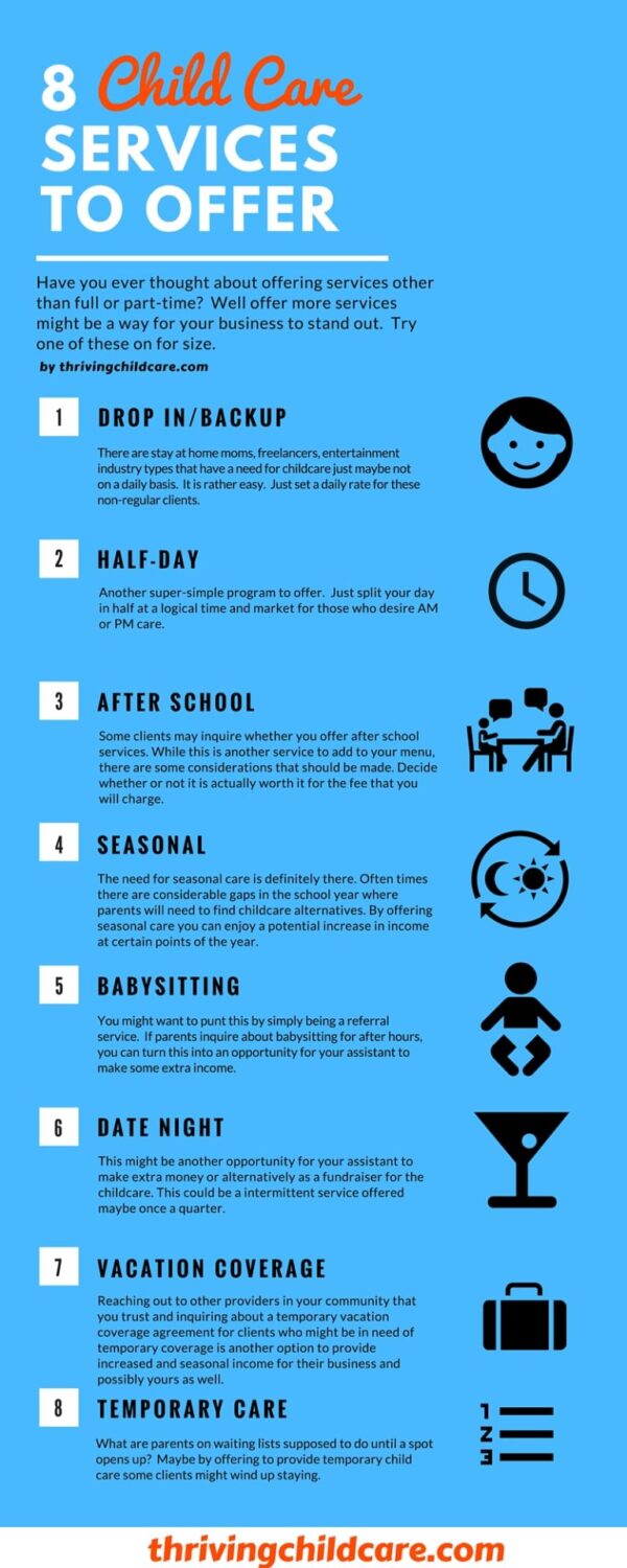 10 Child Care Services You Can Offer - Thriving Childcare