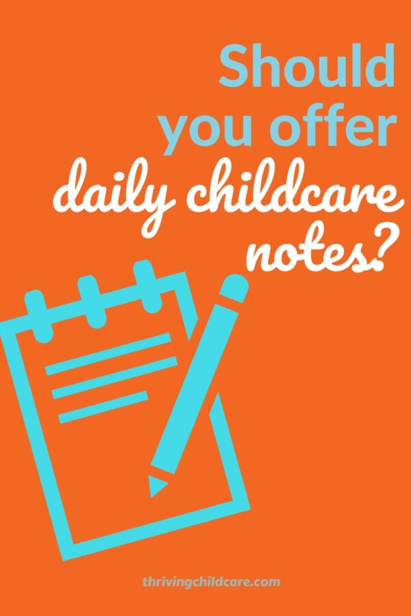 Daily Notes In Childcare? - Thriving Childcare