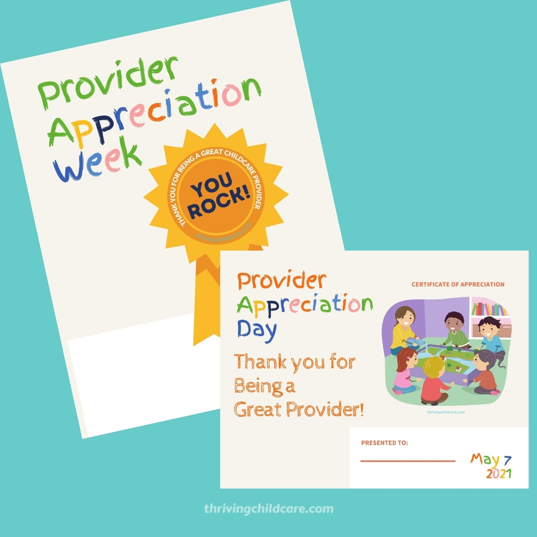 Provider Appreciation Week Giveaway – Day 3 - Thriving Childcare